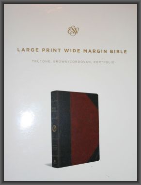 ESV Large Print Wide Margin Bible